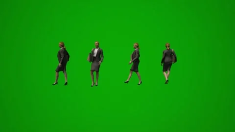 Animation of several female European mod... | Stock Video | Pond5