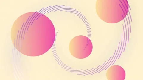 Animation of shapes moving and spots on ... | Stock Video | Pond5
