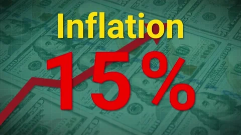 Animation Showing Inflation Rising to Ne... | Stock Video | Pond5