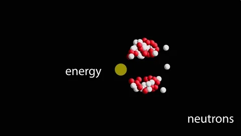 Nuclear Fission Animated Youtube Animation Nuclear Fission Occurring