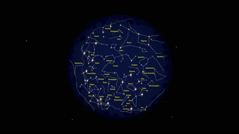 Animation Showing Star Constellations Vi... | Stock Video | Pond5