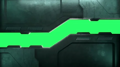 Animation shutter door open with green s... | Stock Video | Pond5
