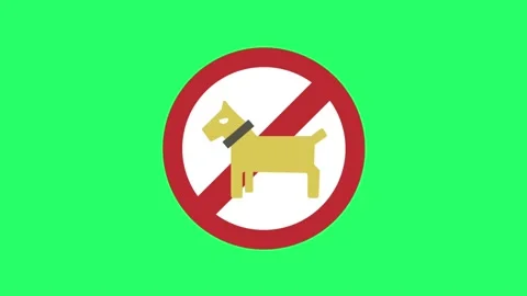 Animation sign isolate on green screen. | Stock Video | Pond5