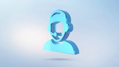 Animation sign support icon with alpha c... | Stock Video | Pond5