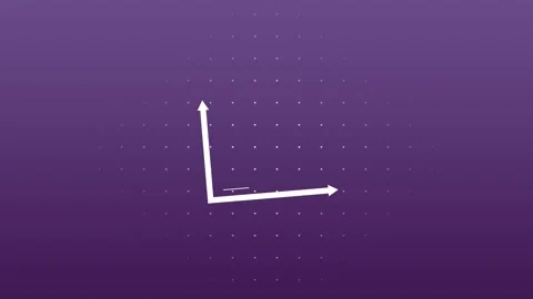 Animation of simple white bar graph icon... | Stock Video | Pond5