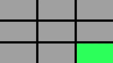 animation of a small moving green screen | Stock Video | Pond5