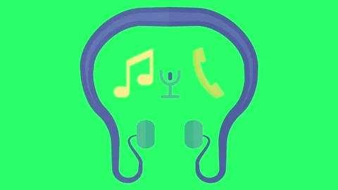 Animation smart hearing aid technology o... | Stock Video | Pond5