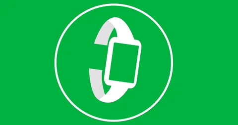 Animation of smartwatch icon globe on tr... | Stock Video | Pond5
