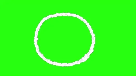 Animation smoke effect on green screen b... | Stock Video | Pond5