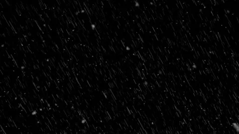Animation of snow falling on black backg... | Stock Video | Pond5