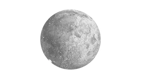 Animation of snow falling over full moon... | Stock Video | Pond5