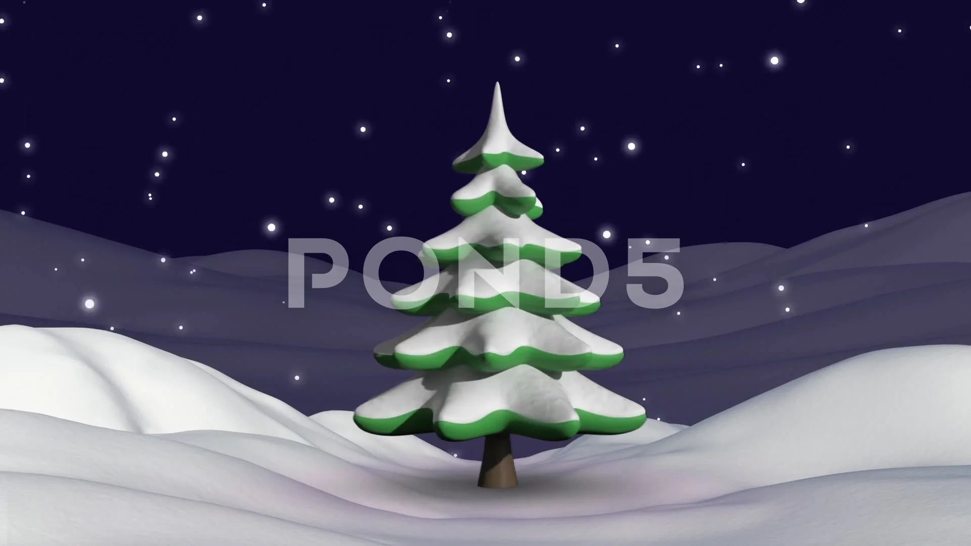 Animated Snow Falling Christmas