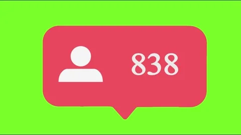 Animation Of Social Media Followers Coun... | Stock Video | Pond5