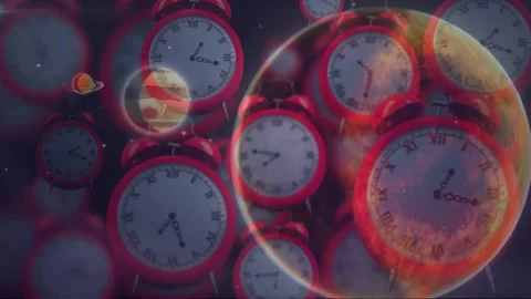 Animation of solar system, planets and s... | Stock Video | Pond5