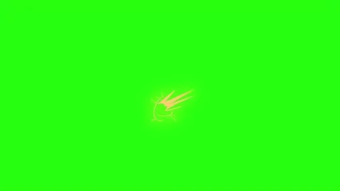 Animation spark effect on green screen b... | Stock Video | Pond5