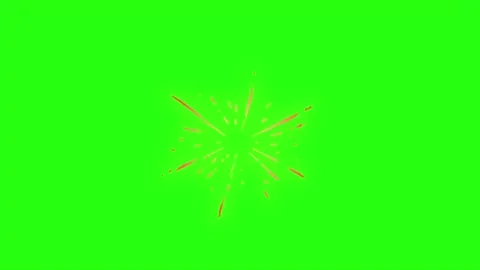 Animation spark effect on green screen b... | Stock Video | Pond5