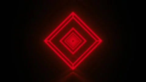 Animation of sparks and red neon tunnel ... | Stock Video | Pond5