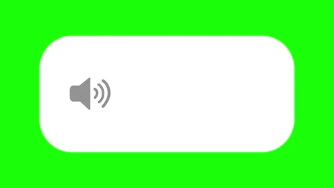 Animation speaker and mute on green scre... | Stock Video | Pond5