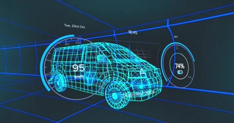 Animation of speedometer with changing n... | Stock Video | Pond5