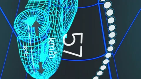 Animation of speedometer, gps and charge... | Stock Video | Pond5