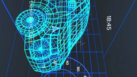 Animation of speedometer, gps and charge... | Stock Video | Pond5