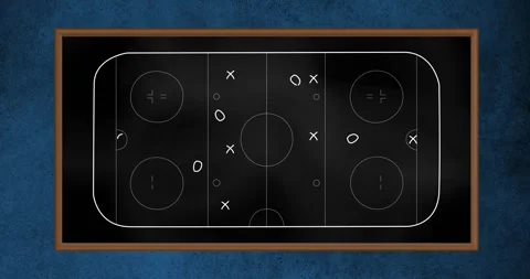 Animation of sports ground with arrows, ... | Stock Video | Pond5