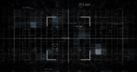 Animation of squares over data processin... | Stock Video | Pond5