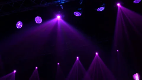 Animation of stage lights frame. Bright ... | Stock Video | Pond5