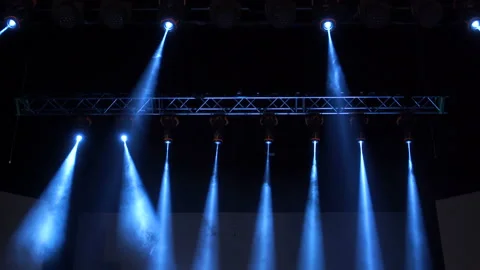 Animation of stage lights frame. Bright ... | Stock Video | Pond5