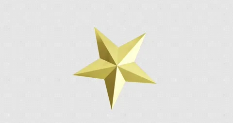 Animation of star spinning on black back... | Stock Video | Pond5