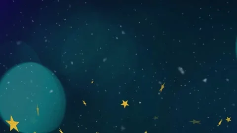 Animation of stars floating over light s... | Stock Video | Pond5