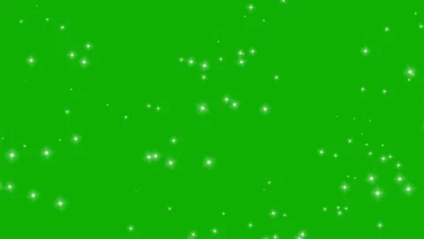 Animation of stars on a green screen bac... | Stock Video | Pond5