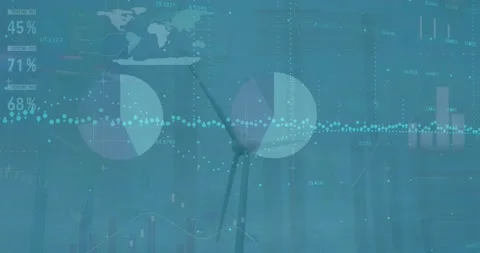 Animation of statistics and data process... | Stock Video | Pond5