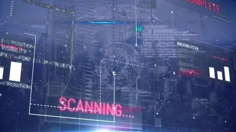 Animation of statistics and data process... | Stock Video | Pond5