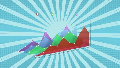 Animation of statistics and data process... | Stock Video | Pond5
