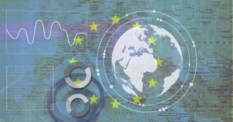 Animation of statistics and data process... | Stock Video | Pond5