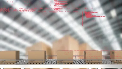 Animation of statistics processing over ... | Stock Video | Pond5