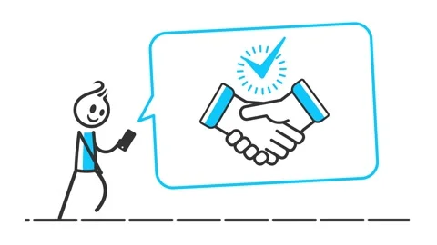 Animation of a stick figure man walking ... | Stock Video | Pond5