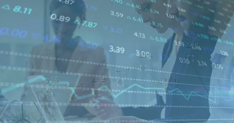 Animation of stock market data processin... | Stock Video | Pond5