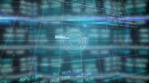 Animation of stock market display with g... | Stock Video | Pond5