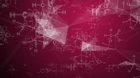 Animation of structural chemical formula... | Stock Video | Pond5