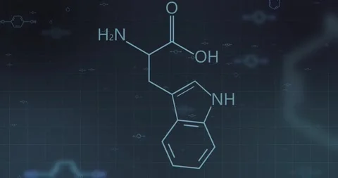 Animation of structures of chemical form... | Stock Video | Pond5