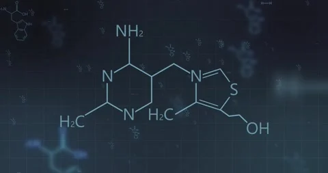 Animation of structures of chemical form... | Stock Video | Pond5