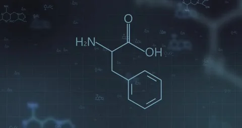 Animation of structures of chemical form... | Stock Video | Pond5