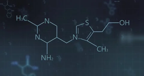 Animation of structures of chemical form... | Stock Video | Pond5