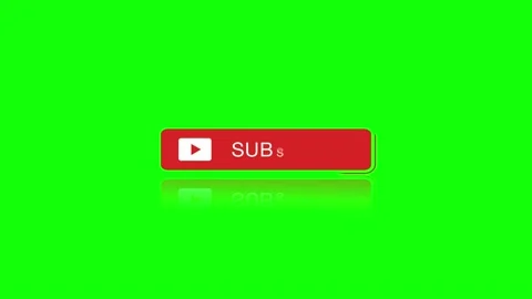 Animation Of A Subscribe Button 4k For Y... | Stock Video | Pond5