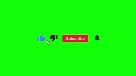 Animation Of A Subscribe Button 4k For Y... | Stock Video | Pond5