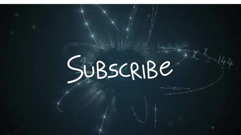 Animation of subscribe over black backgr... | Stock Video | Pond5