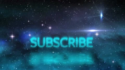 Animation of subscribe over dots blinkin... | Stock Video | Pond5