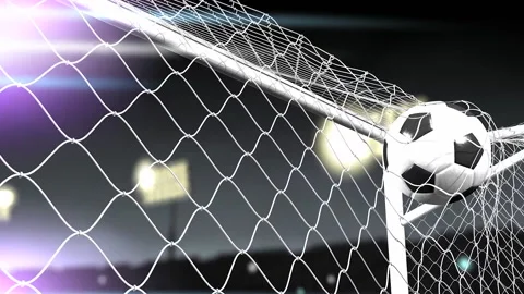 Animation of Successfully scored goal fo... | Stock Video | Pond5